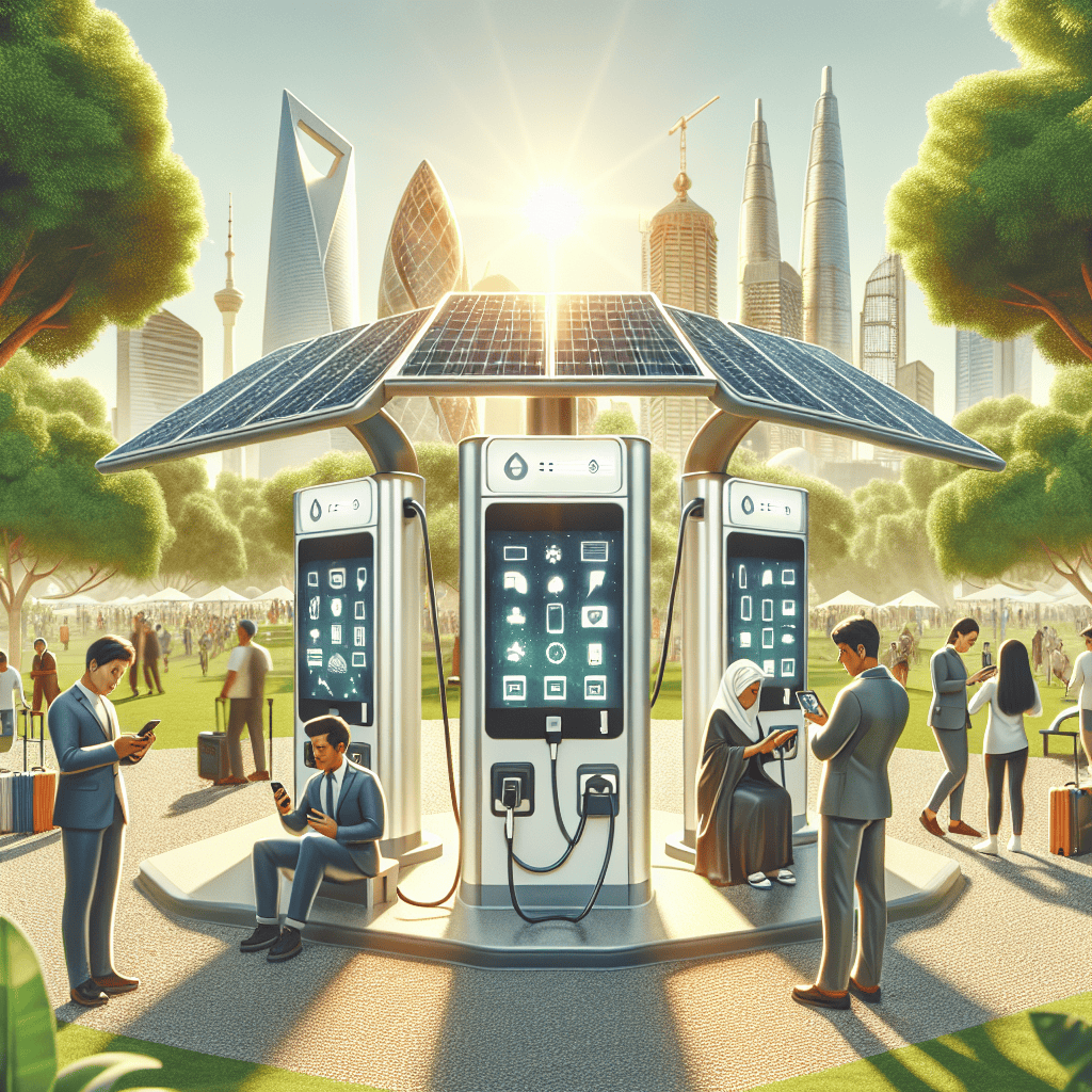 Solar-Powered Charging Stations for Mobile Devices | Brand